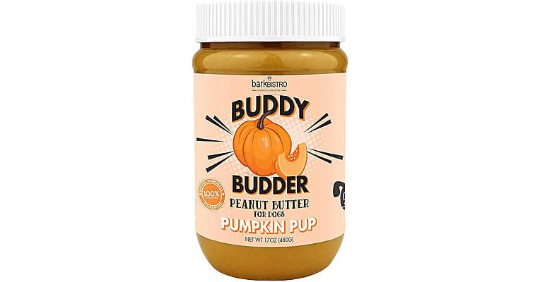 Buddy Budder Peanut Butter - Pumpkin Pup, 17 oz. Jar - Clean Run