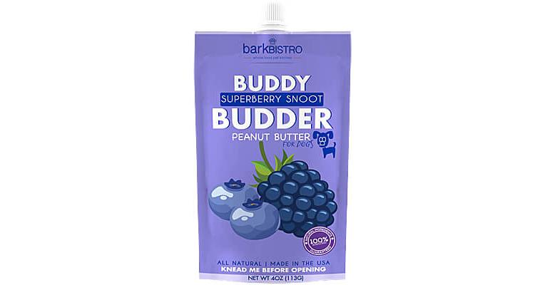 Buddy Budder Peanut Butter - Superberry Snoot, 4 oz. Squeeze Pack ...