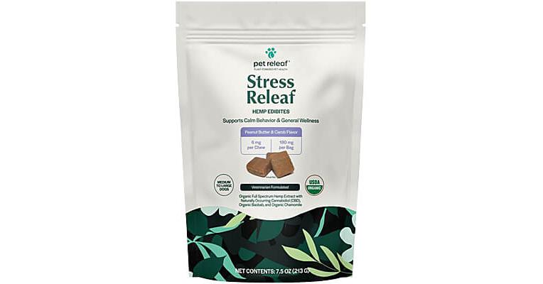 Pet Releaf Stress Releaf Hemp Edibites for Medium to Large Dogs ...