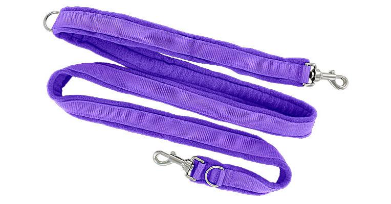 eDog Double-Connection Classic Fleece Training Leash - 64" - Clean Run