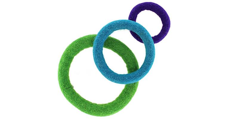 Wool Fun Rings - Clean Run