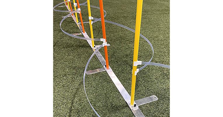 Clip and Go Agility Clearway Weave Pole Guides - Clean Run