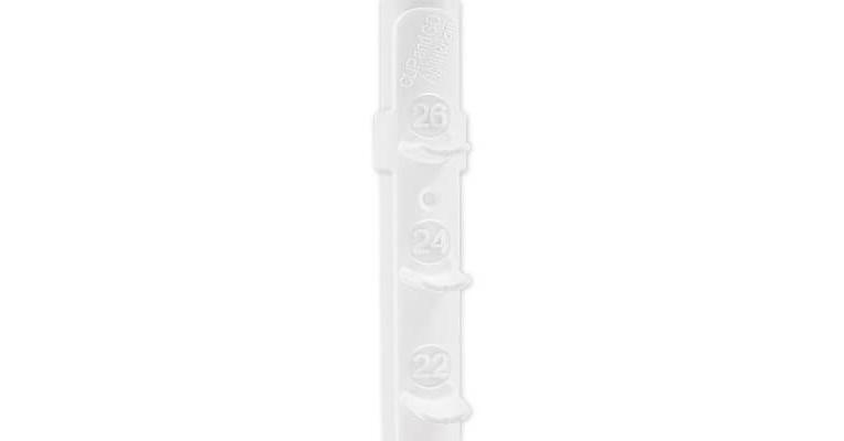 Clip and Go Agility Jump Cup Strips - Clip-On, White - Clean Run