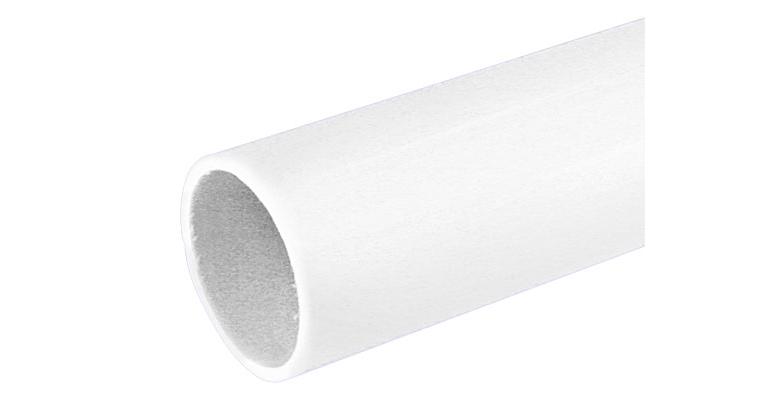 1-1/4 in. PVC Pipe, Furniture Grade - 48 in. White - Clean Run