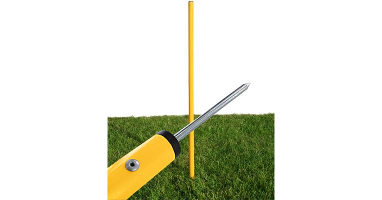 Stick-in-the-Ground Weave Poles - Clean Run