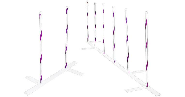 BUNDLE DEAL: 2x2 Complete Weave Pole Training Setup, 22 in. or 24 in ...