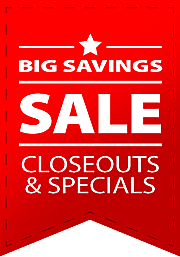 Sale Items & Closeouts - Clean Run