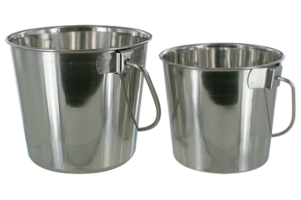 Stainless Steel Pails - Clean Run