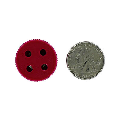 Nose Work Magnetic Round 4-Hole Mini Container - Clean Run