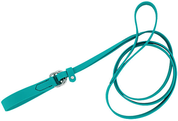 5/8" BioThane Sighthound-Style Solid-Color Martingale Leash - 6ft ...